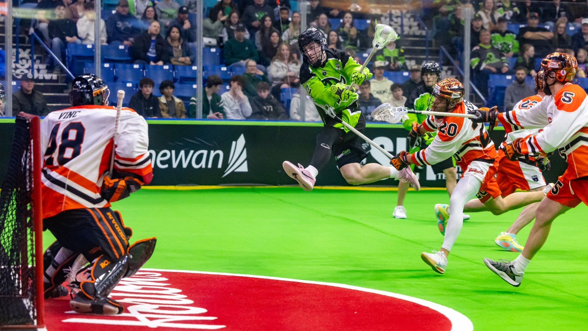 Manns scores four as Rush win streak comes to an end ...