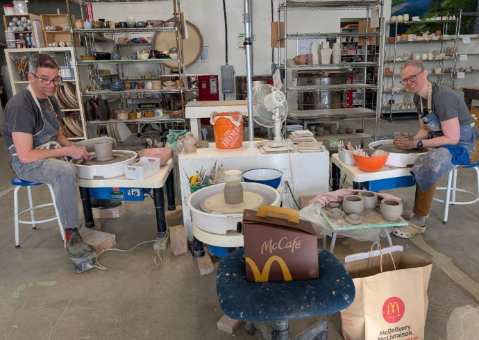 Saffron Pottery Studio fired up for the McCafé Coffee Break ...