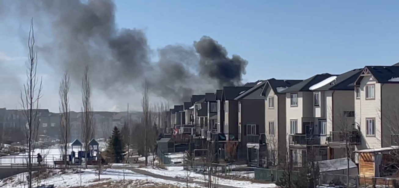 Watch: Update: RCMP respond to residential fire in Airdrie's Bayside ...