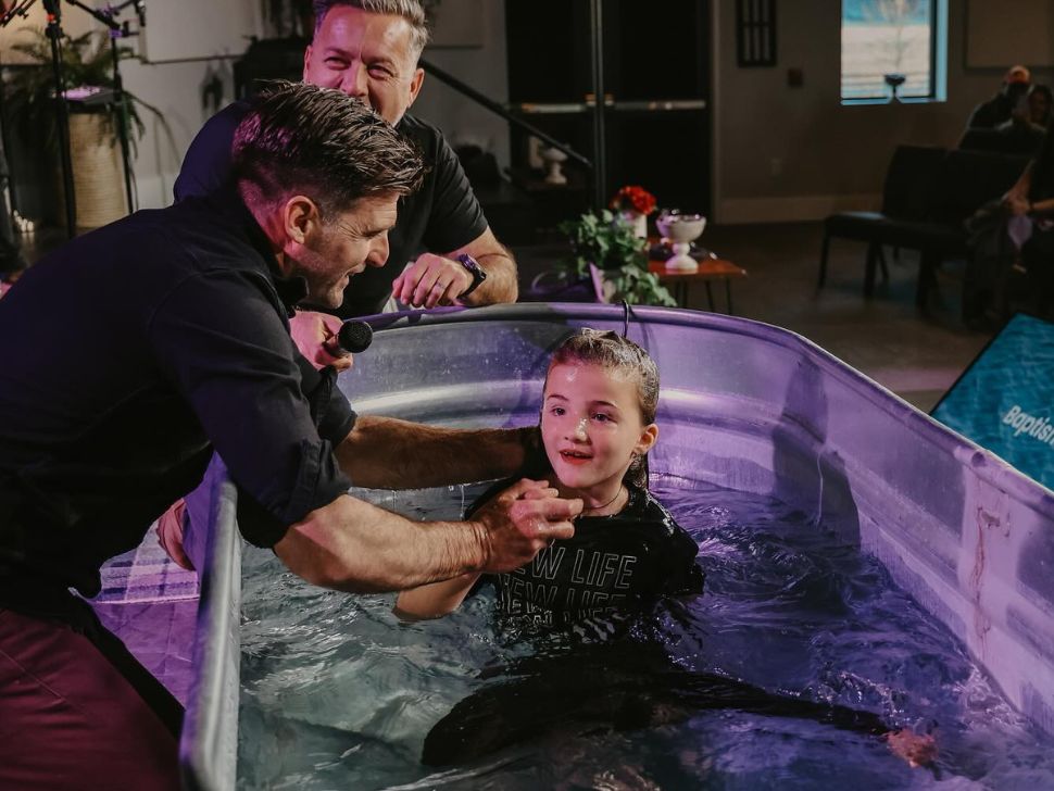 Rebecca St. James marks joyous occasion as daughter Imogen is baptized ...