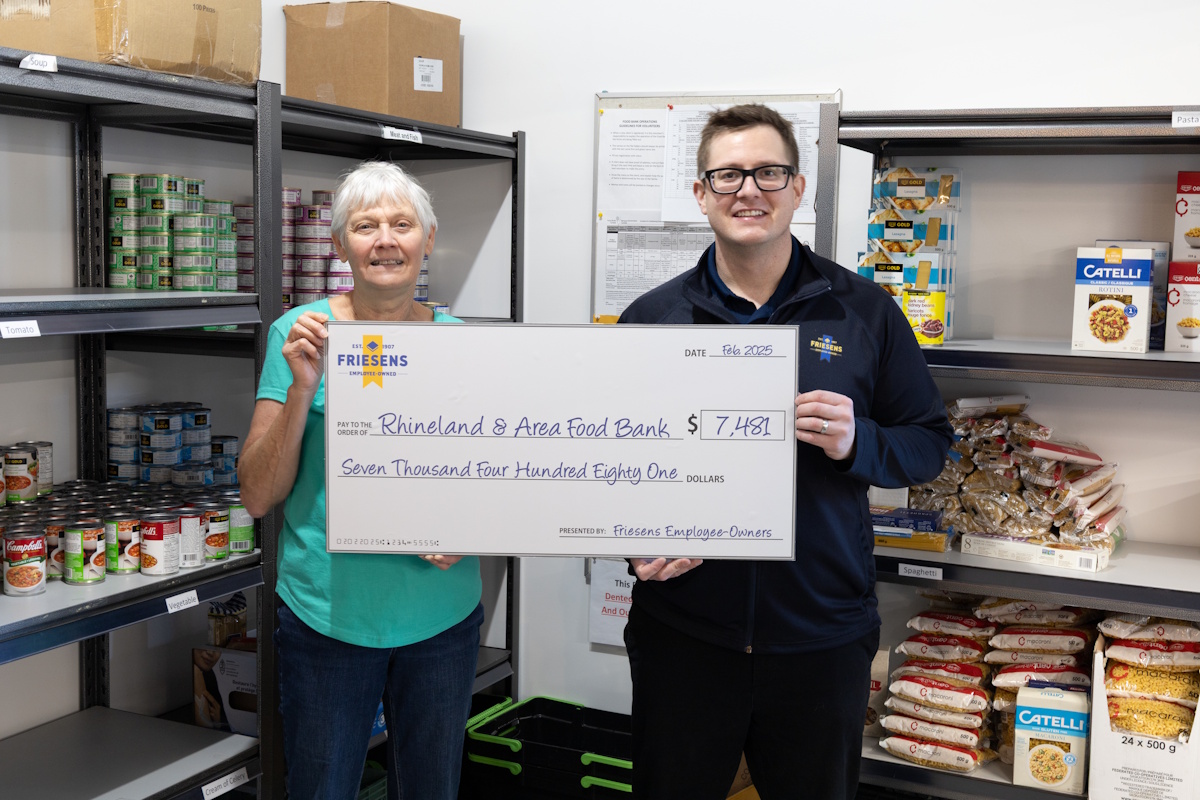 Friesens Employee-Directed giving campaign shares $60,000 ...