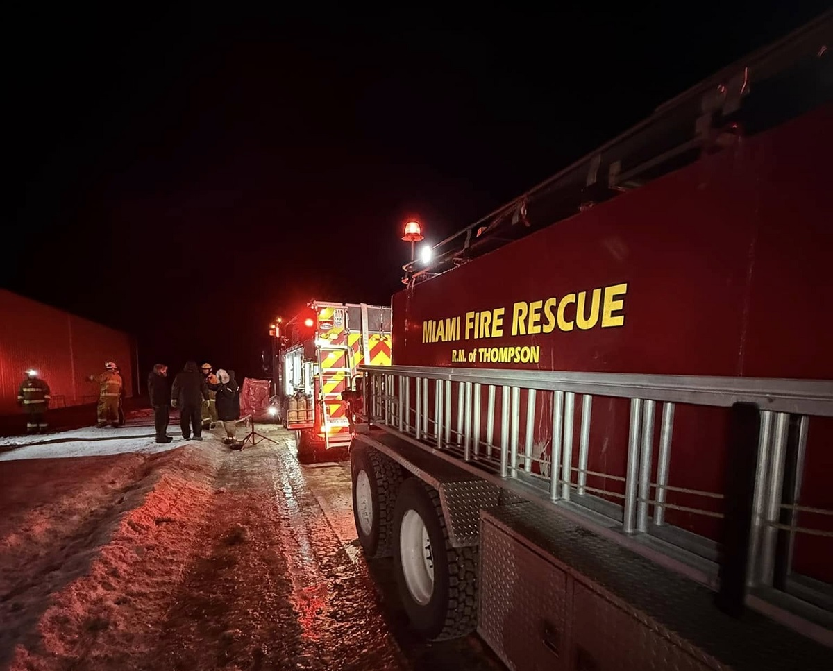 Miami, Roland and Morden Fire Depts. respond to structure fire ...