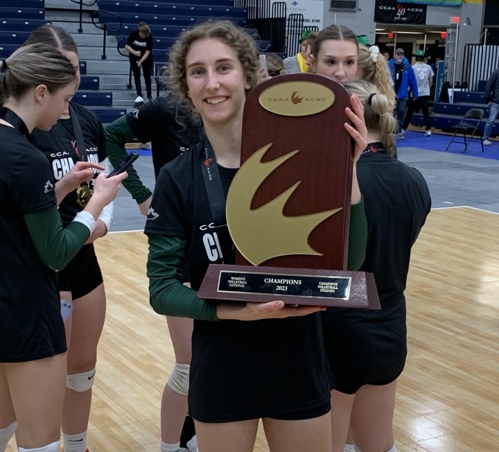 Jenay Varga wieghs in on CCAA volleyball championship threepeat ...