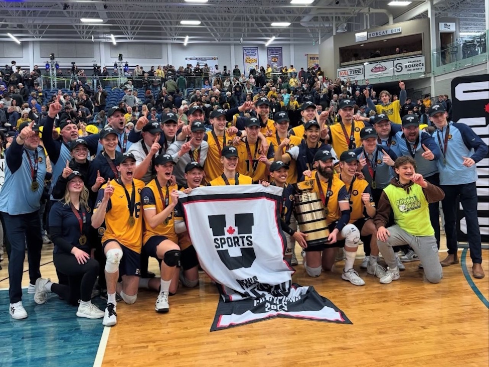 Bobcats Strike Gold: Brandon U celebrates National volleyball triumph ...