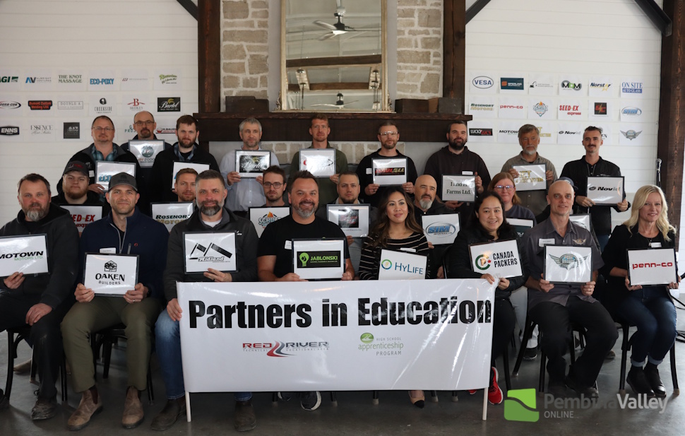 High school apprenticeship program celebrates local business partners ...