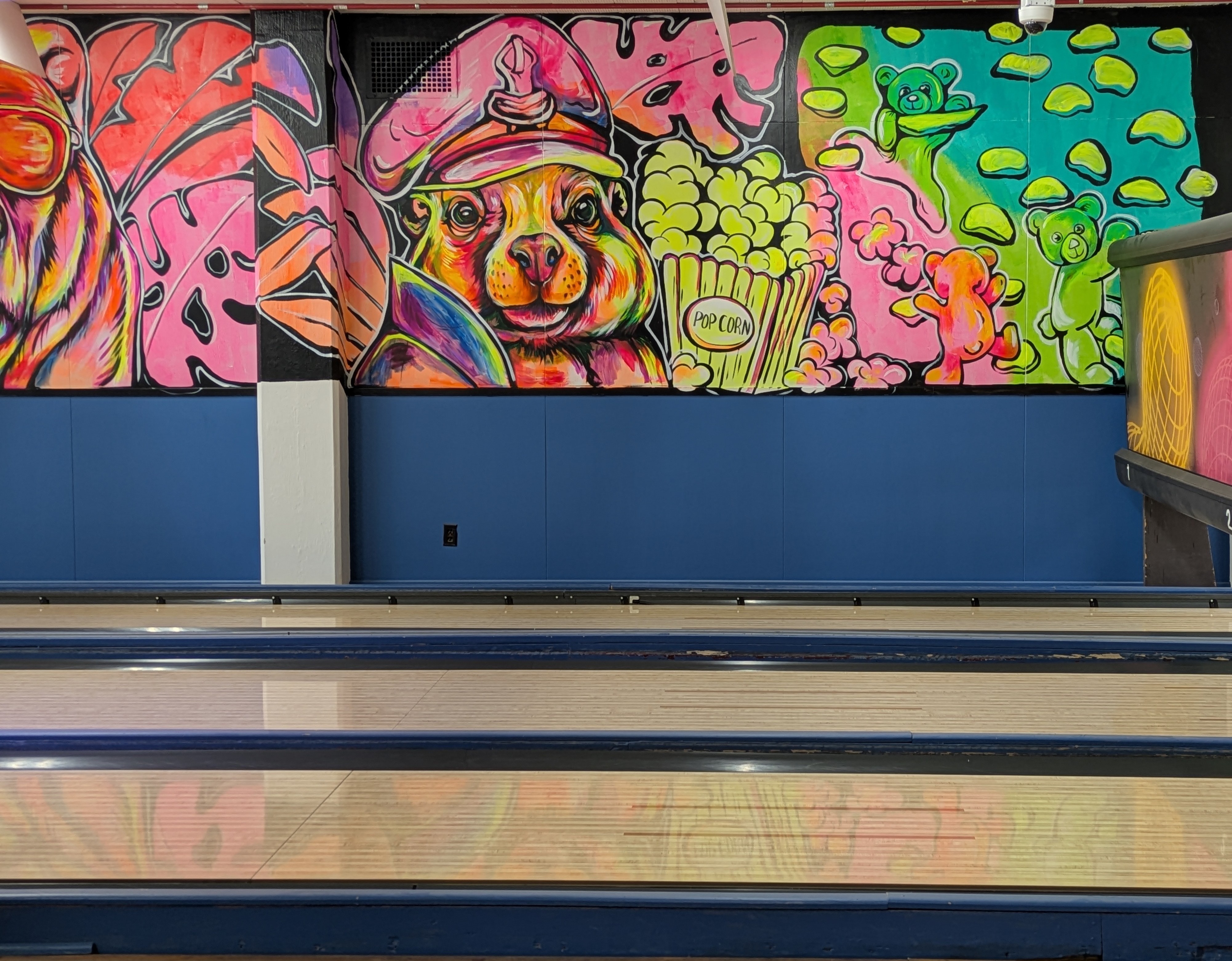 Southport’s first mural lights up bowling alley and social media ...