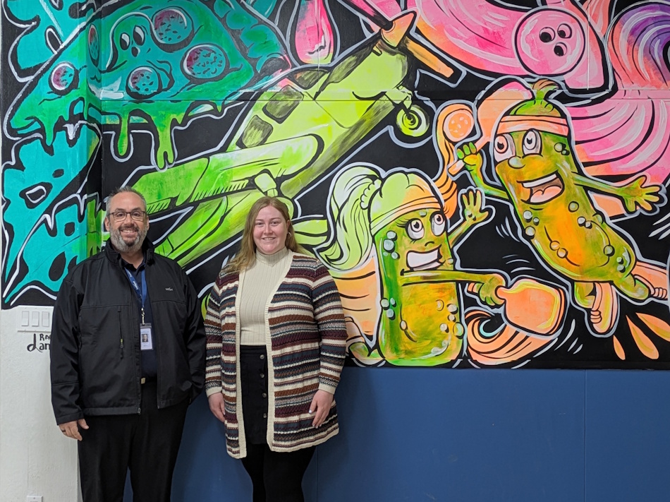 Southport’s first mural lights up bowling alley and social media ...