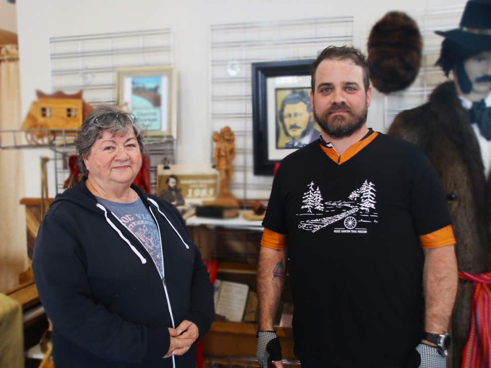 Cycling fundraiser for the Dawson Trail Museum pedaling up ...