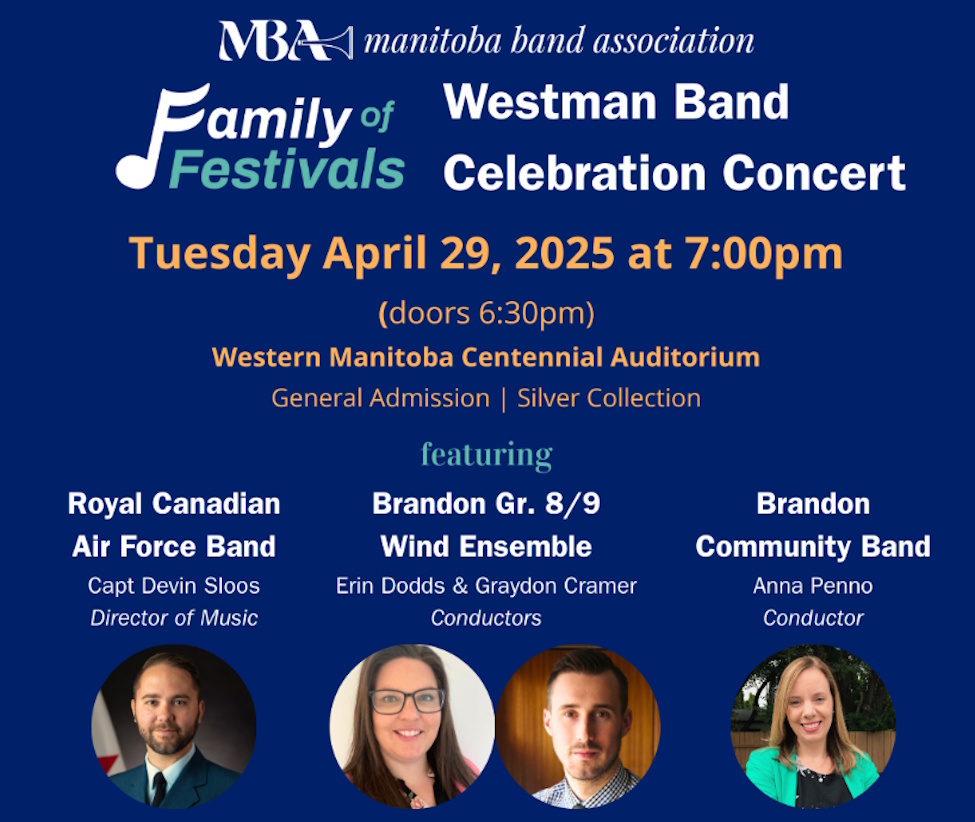 RCAF Band joins Brandon musicians at Level One Band Festival Concert ...
