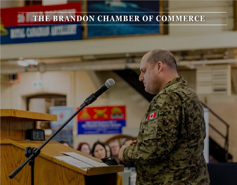 CFB Shilo's Base Commander Strengthens ties at Brandon Chamber luncheon ...