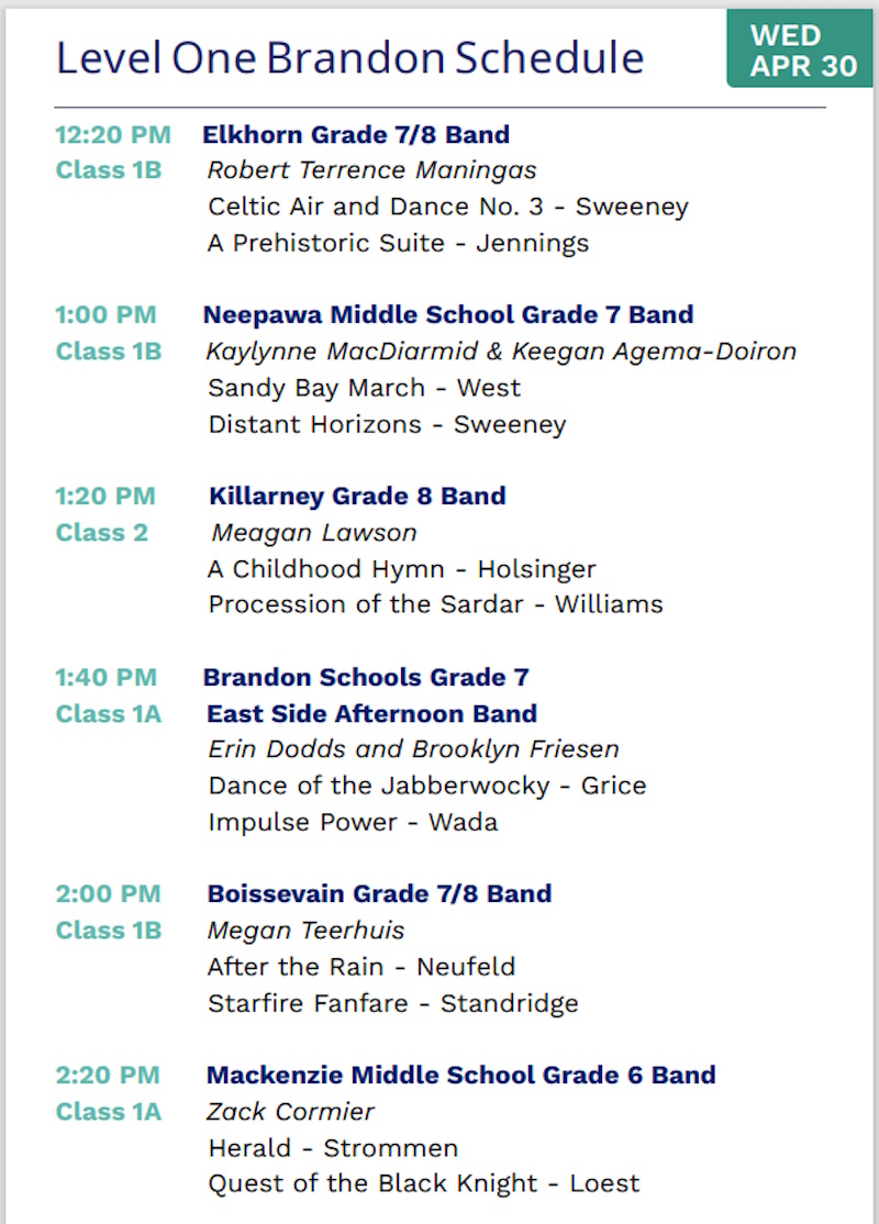 Manitoba Band Association Welcomes over 1,200 Students to Brandon for ...