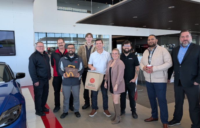 McCafé Coffee Break fuels up Cochrane Nissan - CochraneNow: Cochrane ...