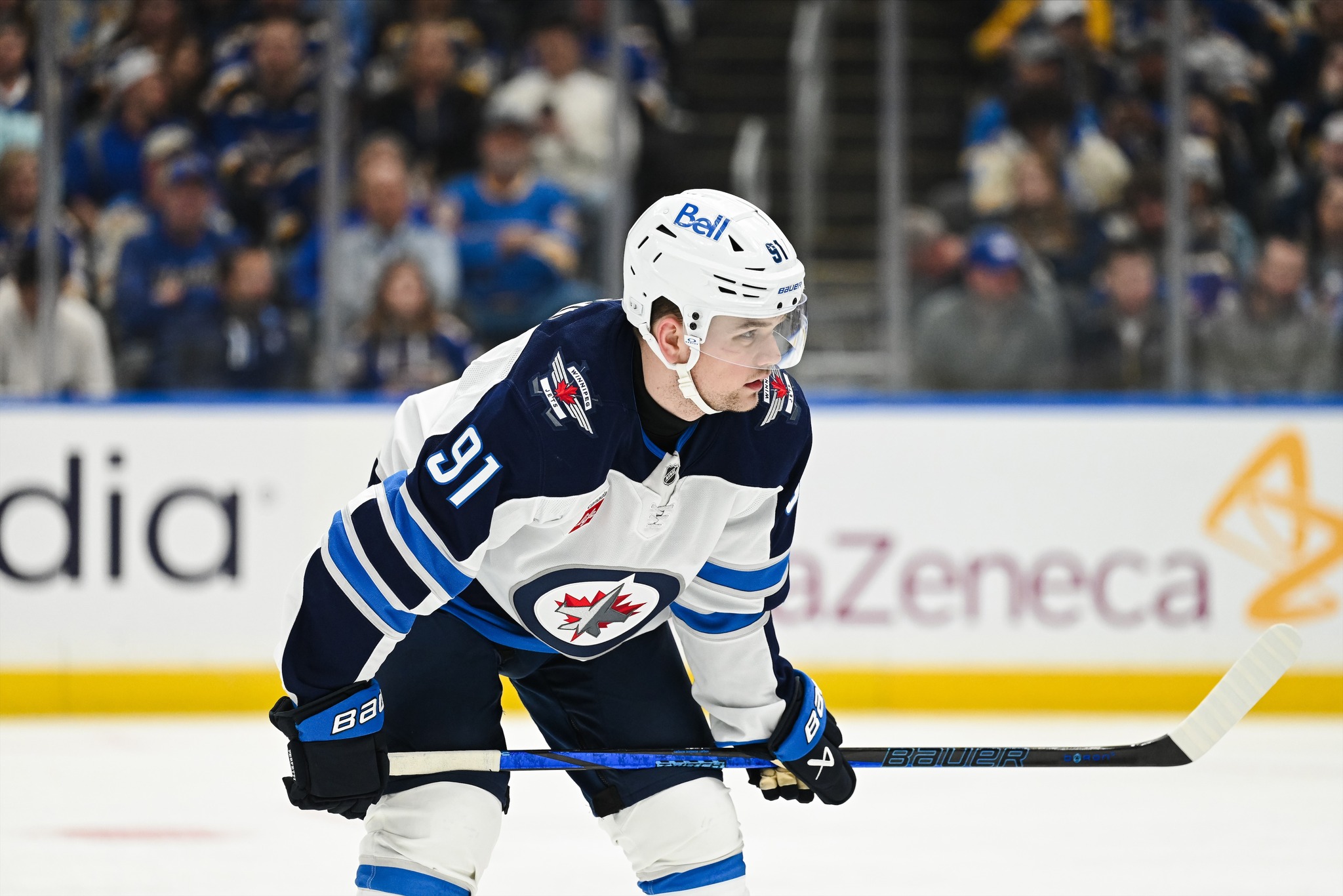 Jets routed 7-2 by Blues in Game 3 blowout, series lead cut to 2-1 ...