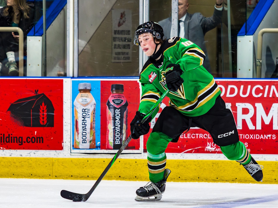 Lacombe's Daxon Rudolph in the running for WHL Rookie of the Year ...