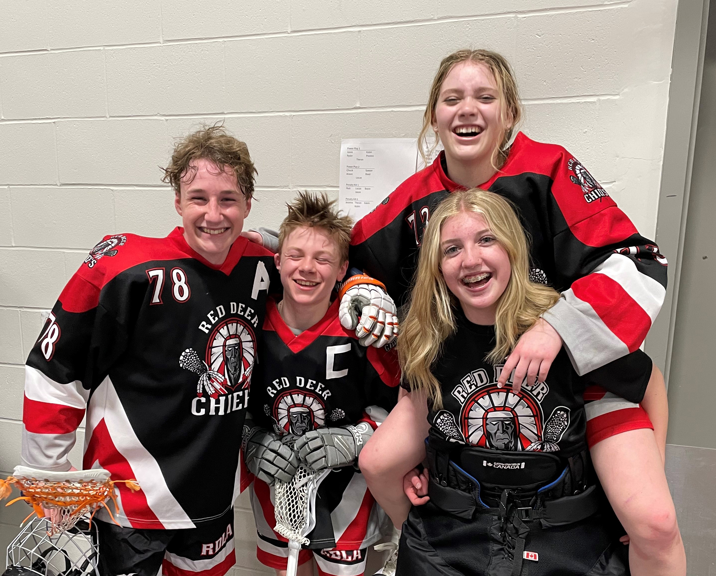 Four Red Deer lacrosse players named to Team Alberta for U15 Nationals ...
