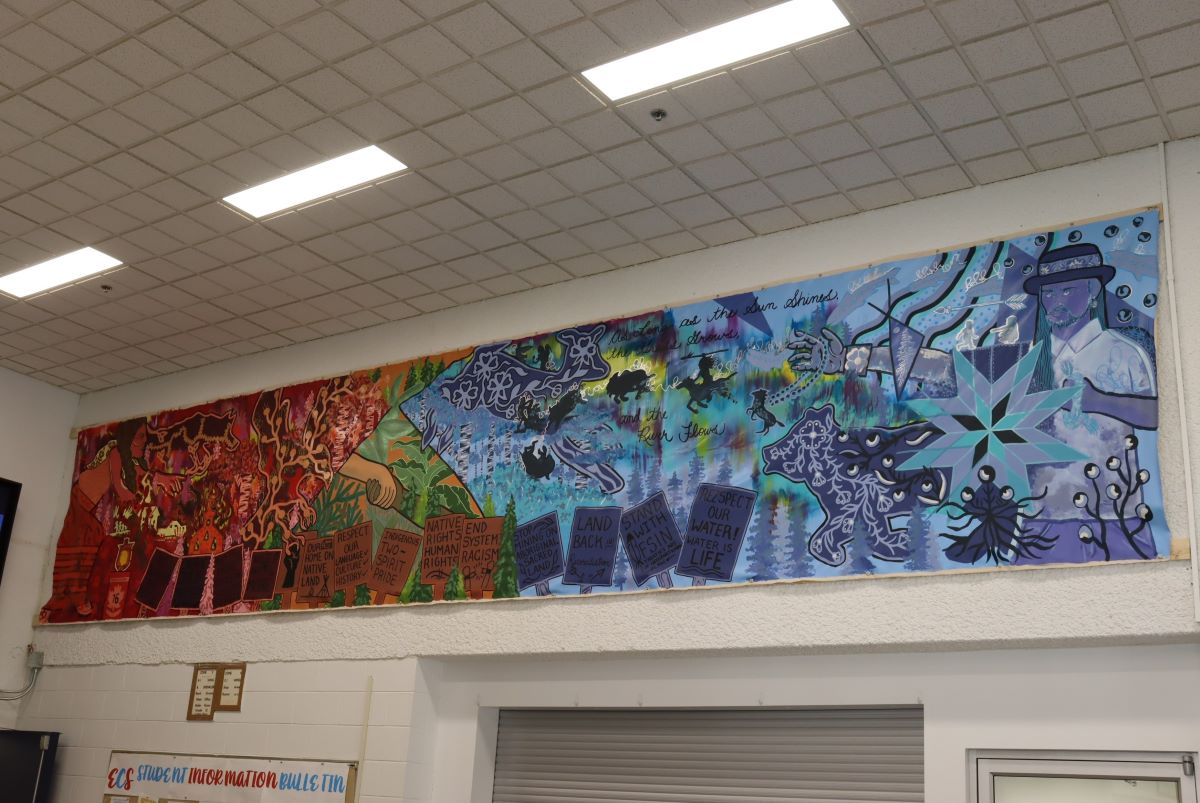 Powerful mural showcasing Indigenous art and reconciliation unveiled at ...