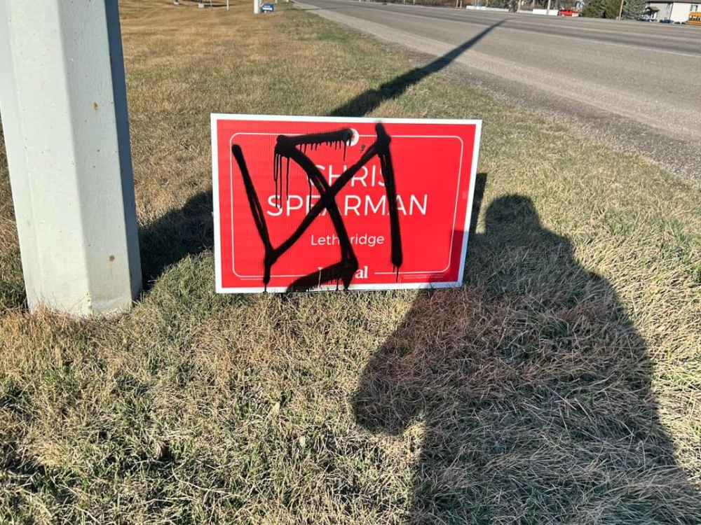 Damaged electoral signs in Coaldale prompts RCMP investigation ...