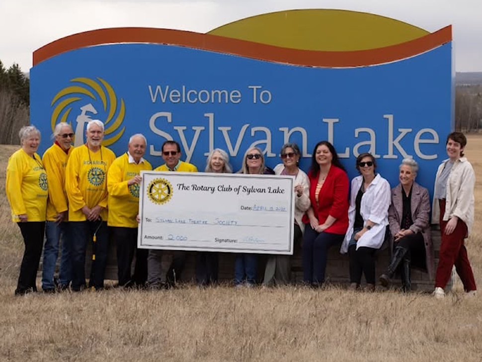 Rotary Club backs Sylvan Lake Theatre with $2,000 Donation ...