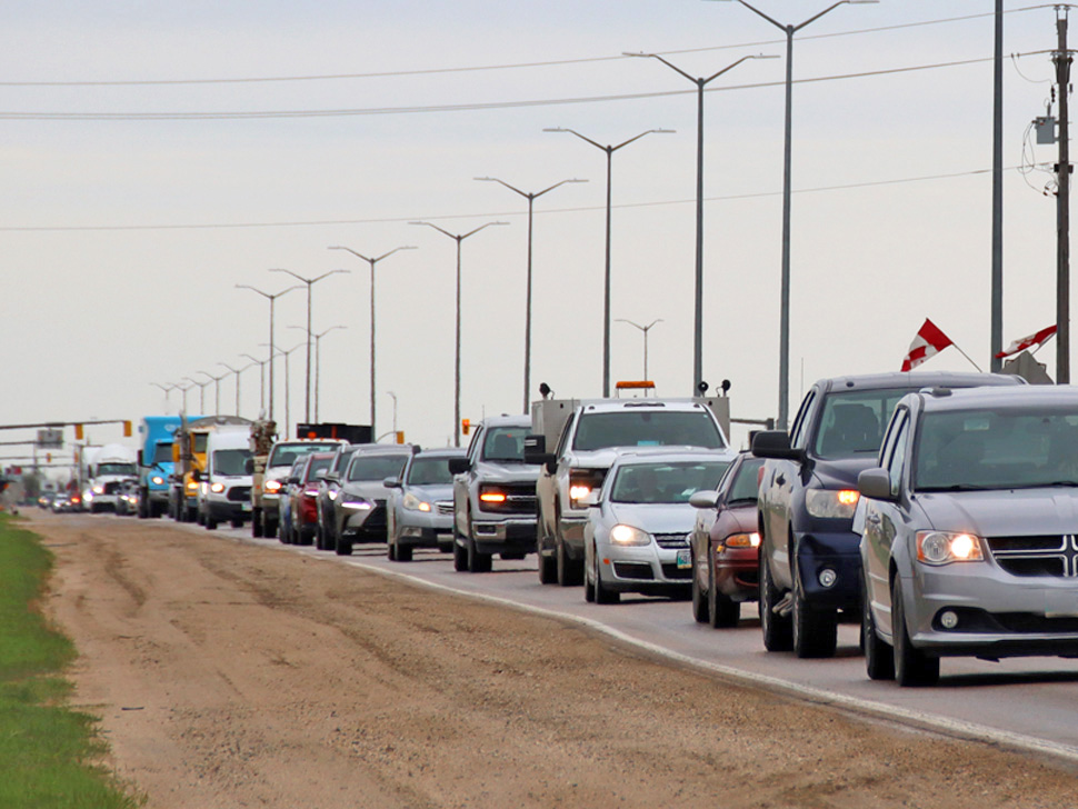 Traffic slowed Tuesday morning due to road construction along Hwy 12 ...