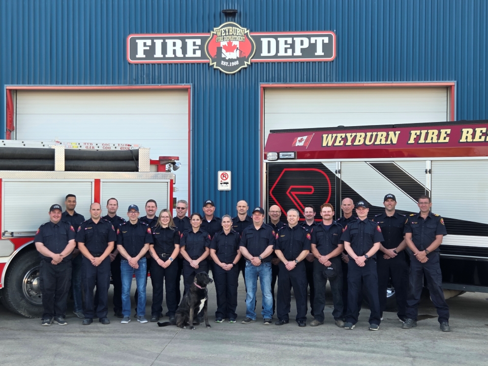 Weyburn Fire Department honours years of dedication at service awards ...