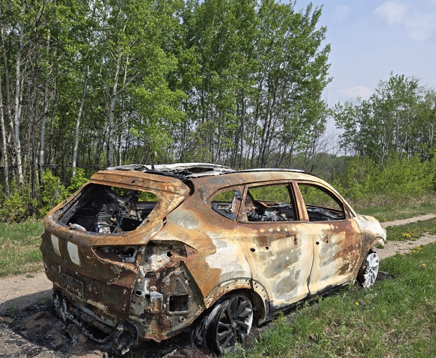 Burnt SUV, fraudulent cheques headline otherwise quiet Biggar RCMP ...