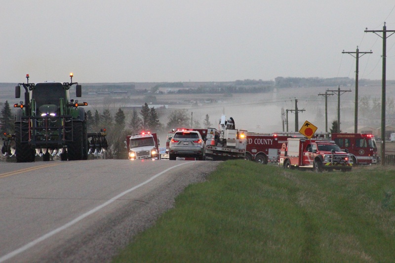 Wheatland County firefighters provide update on Range Road 255 fire ...