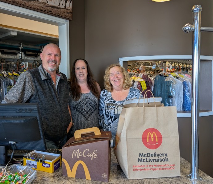 Drycleaning by Dave pressed and ready for a McCafé Coffee Break ...