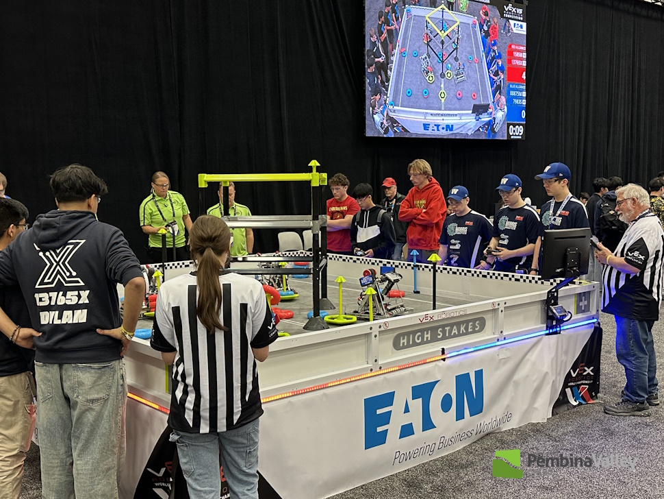 Morris robotics team snags first autonomous win point of the season at ...