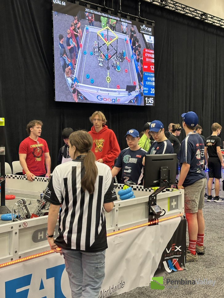 Morris robotics team snags first autonomous win point of the season at ...