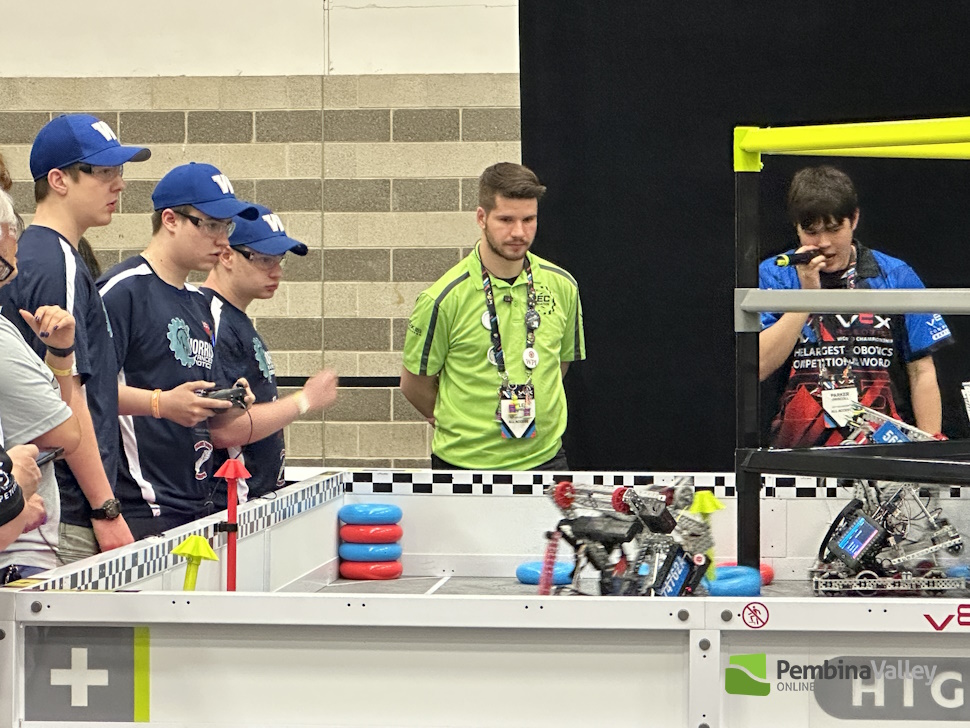 Morris robotics team sees success on Day 1 of world championships ...