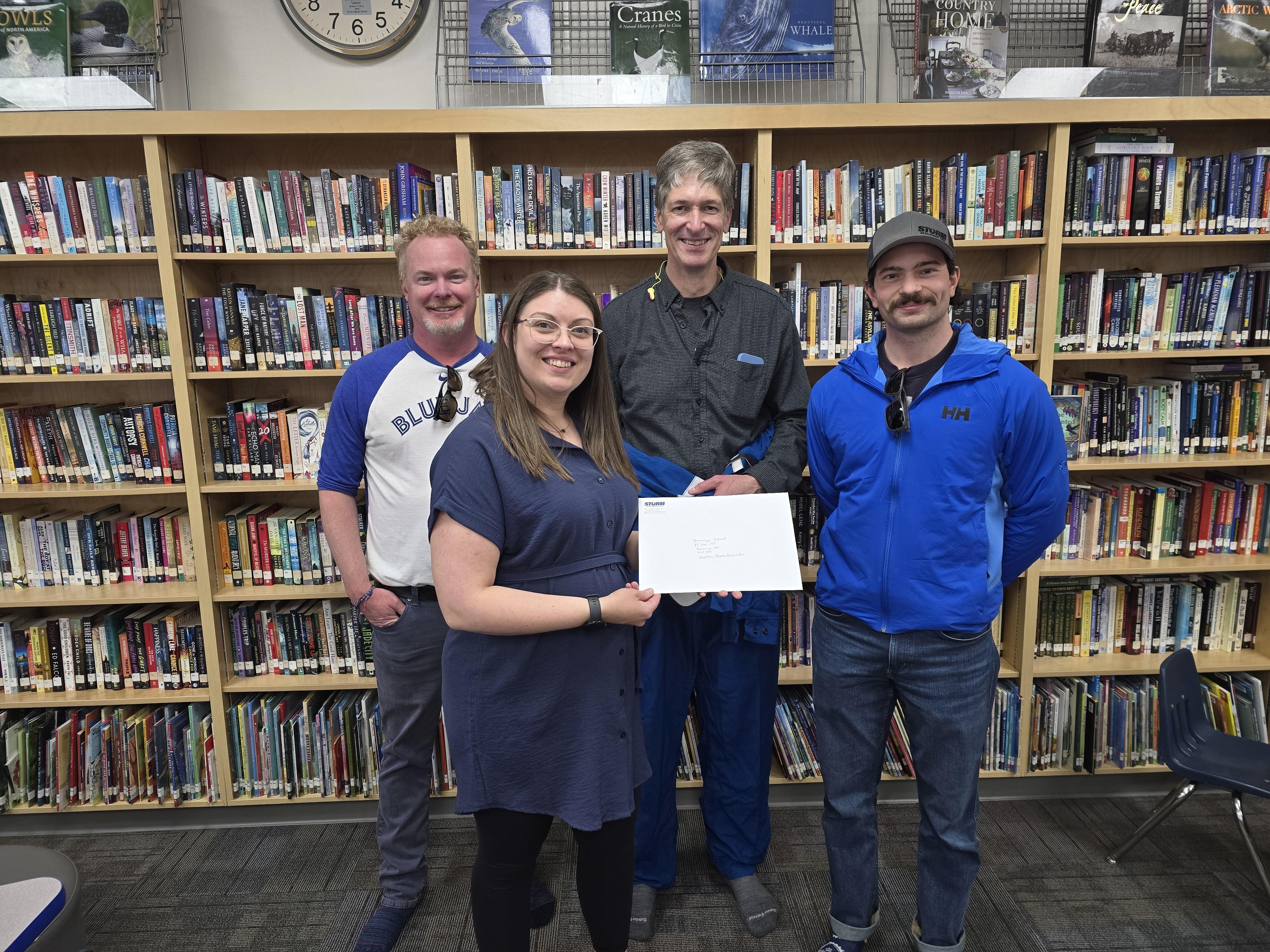 Storm Development Corp. donates $30,000 to Bonanza School - ReachFM ...