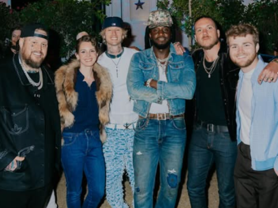 Brandon Lake leads prayer circle with Jelly Roll at Stagecoach: ‘God ...