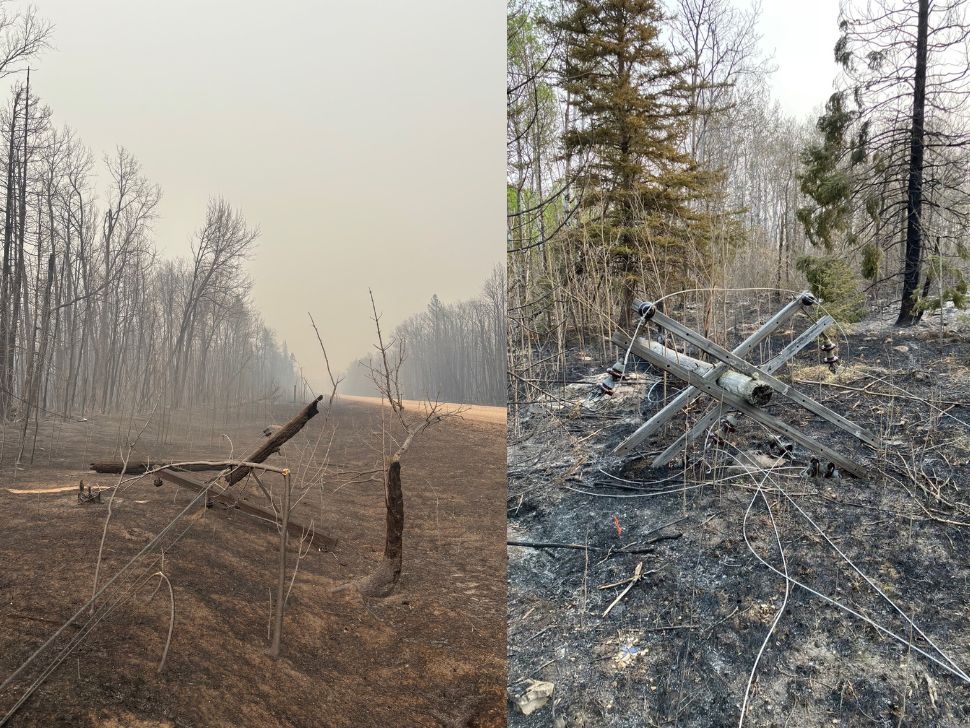 Manitoba Hydro races to restore power as wildfires rage in eastern ...