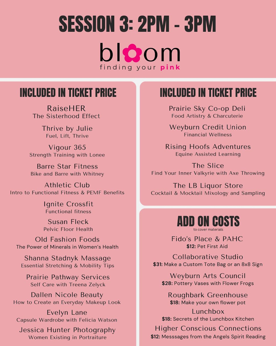 Just a few more days to get your tickets for Bloom FYP ...