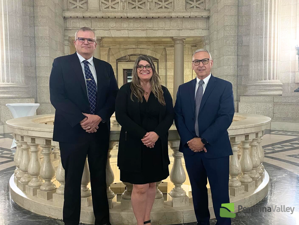 MLA Carrie Hiebert honours Winkler and Morden Police Chiefs at Manitoba ...