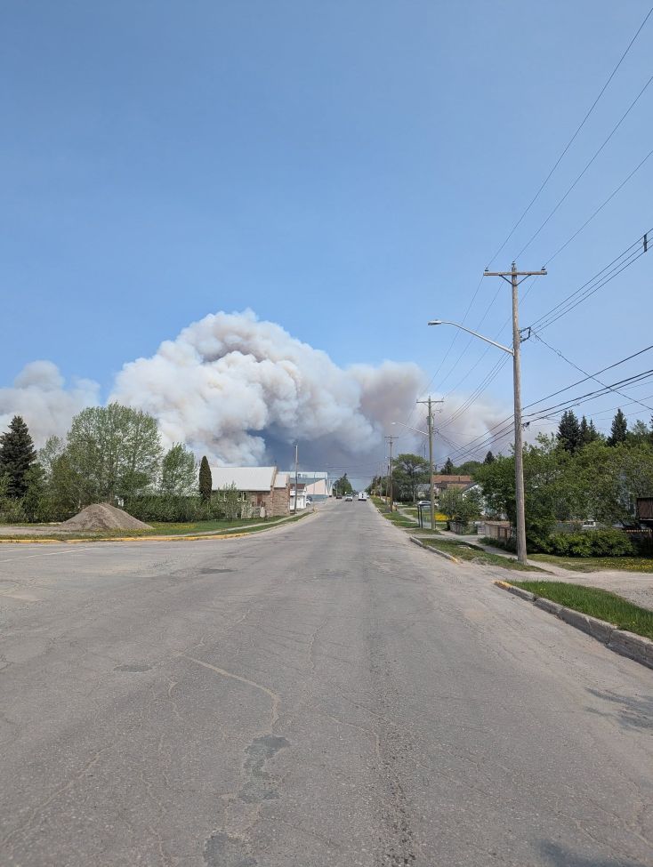 Portage teacher from Flin Flon watching fire situation with family on ...