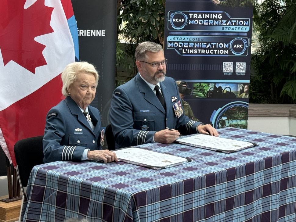 Vaughn Solomon Schofield invested as honorary colonel at 15 Wing ...