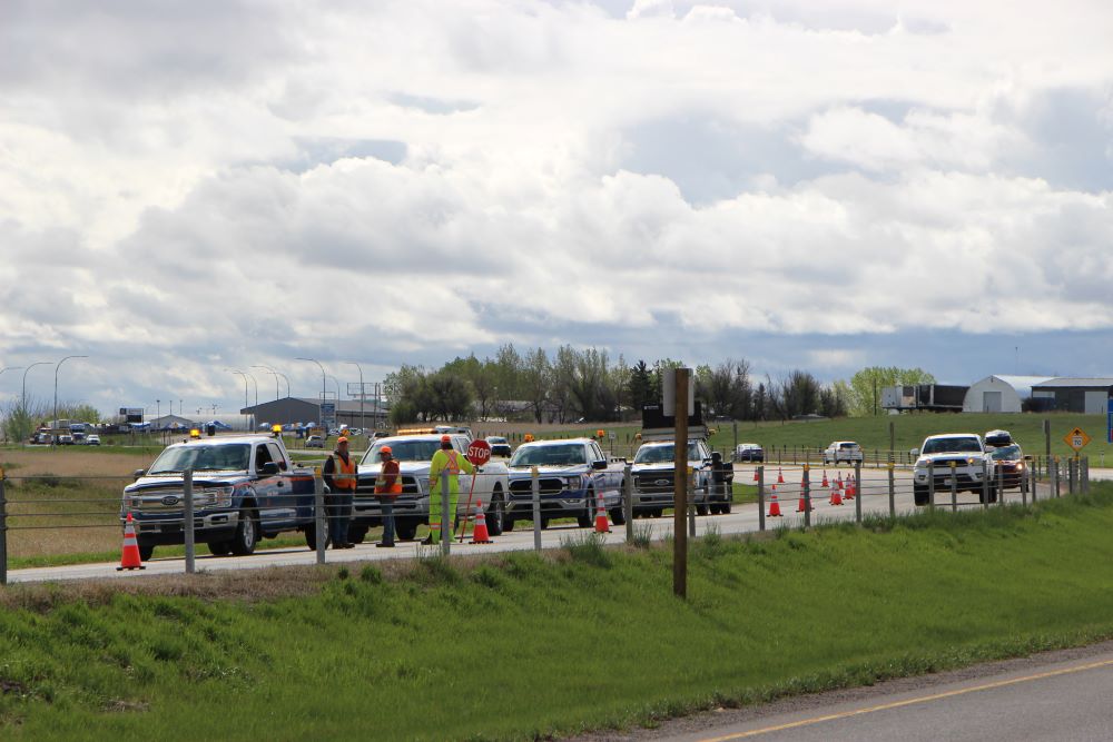 Nanton RCMP responds to semi rollover on Highway 2 Monday morning ...