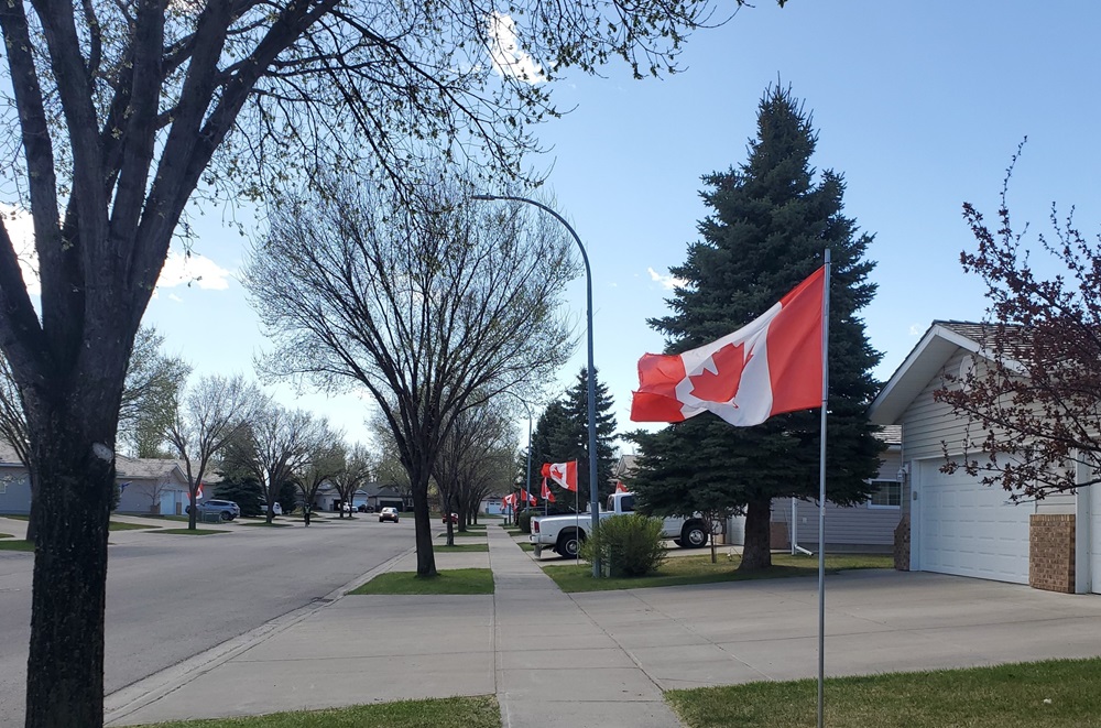 One in seven homes in High River has a Canadian flag thanks to the ...