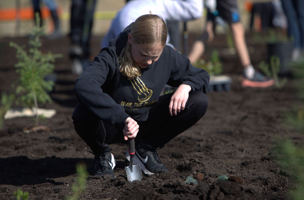 Perfect start to two-day community tree planting - CochraneNow ...