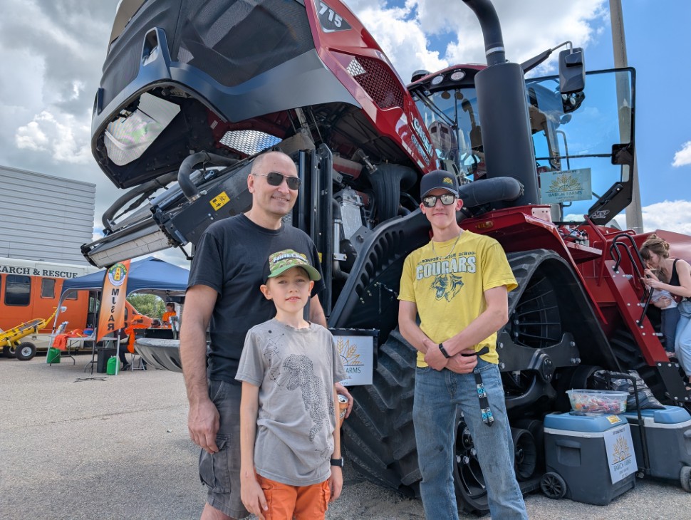 Kids climb aboard for face paint, flashing lights, and fun at Truck-A ...