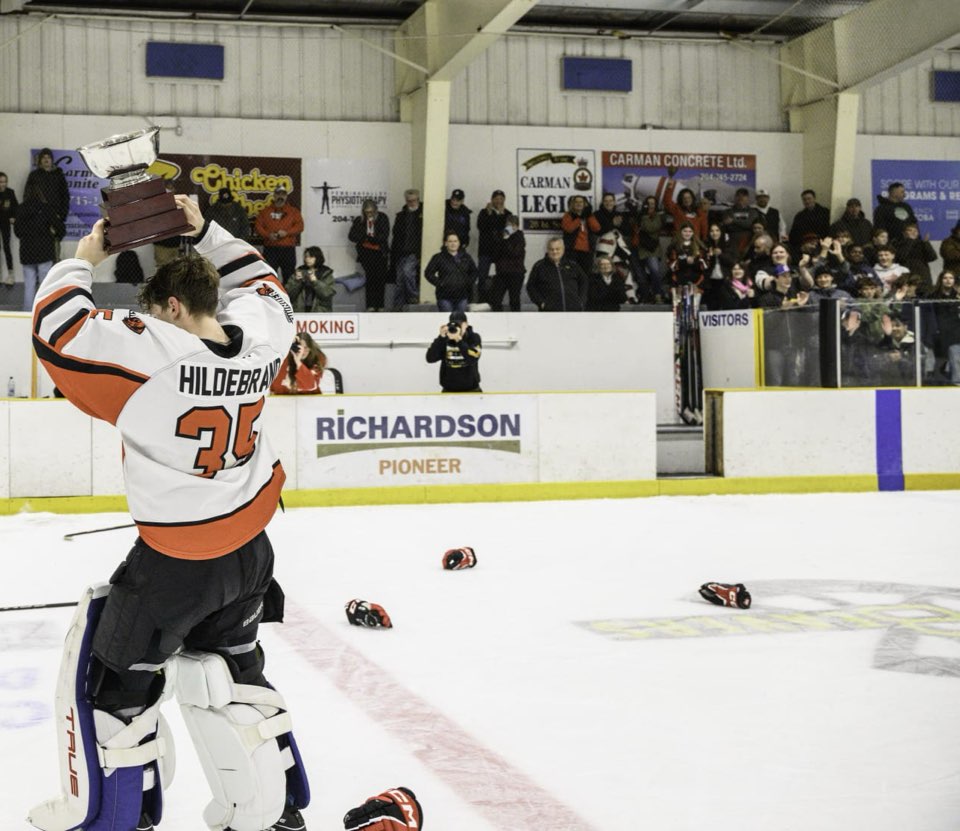 Thunder goalie Hildebrand named Buck Matiowski Memorial Scholarship ...
