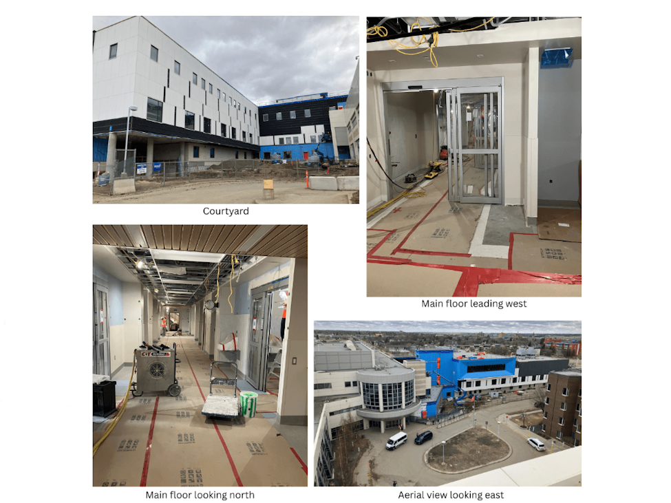 Construction to expand clinical spaces within the BRHC campus is ...