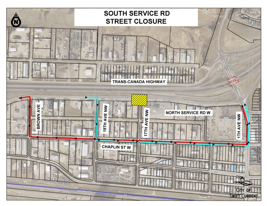 Street closure in Swift Current today - SwiftCurrentOnline.com - Local ...