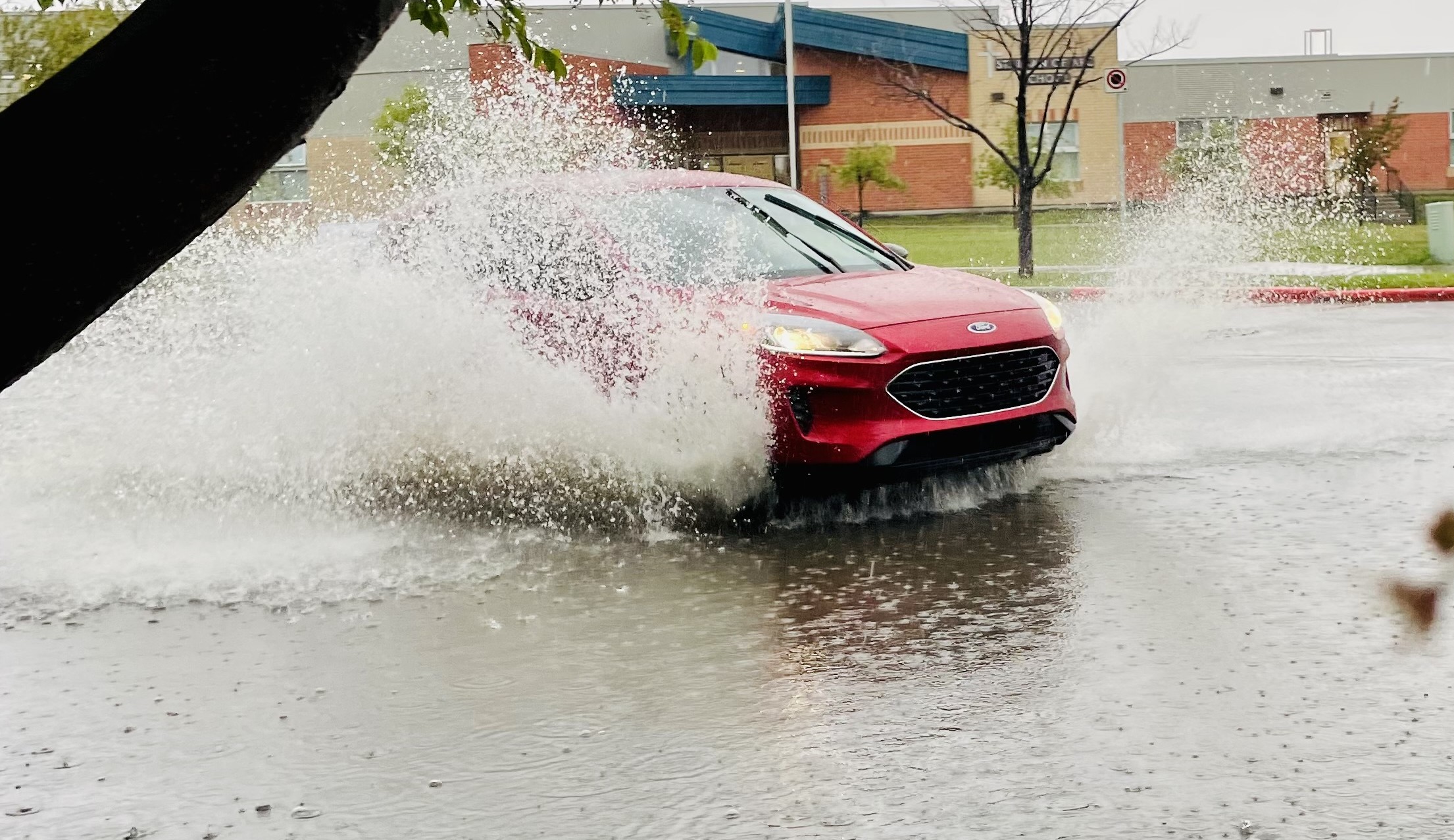 First day of summer in Airdrie: leave the BBQ, and maybe pack a sump ...