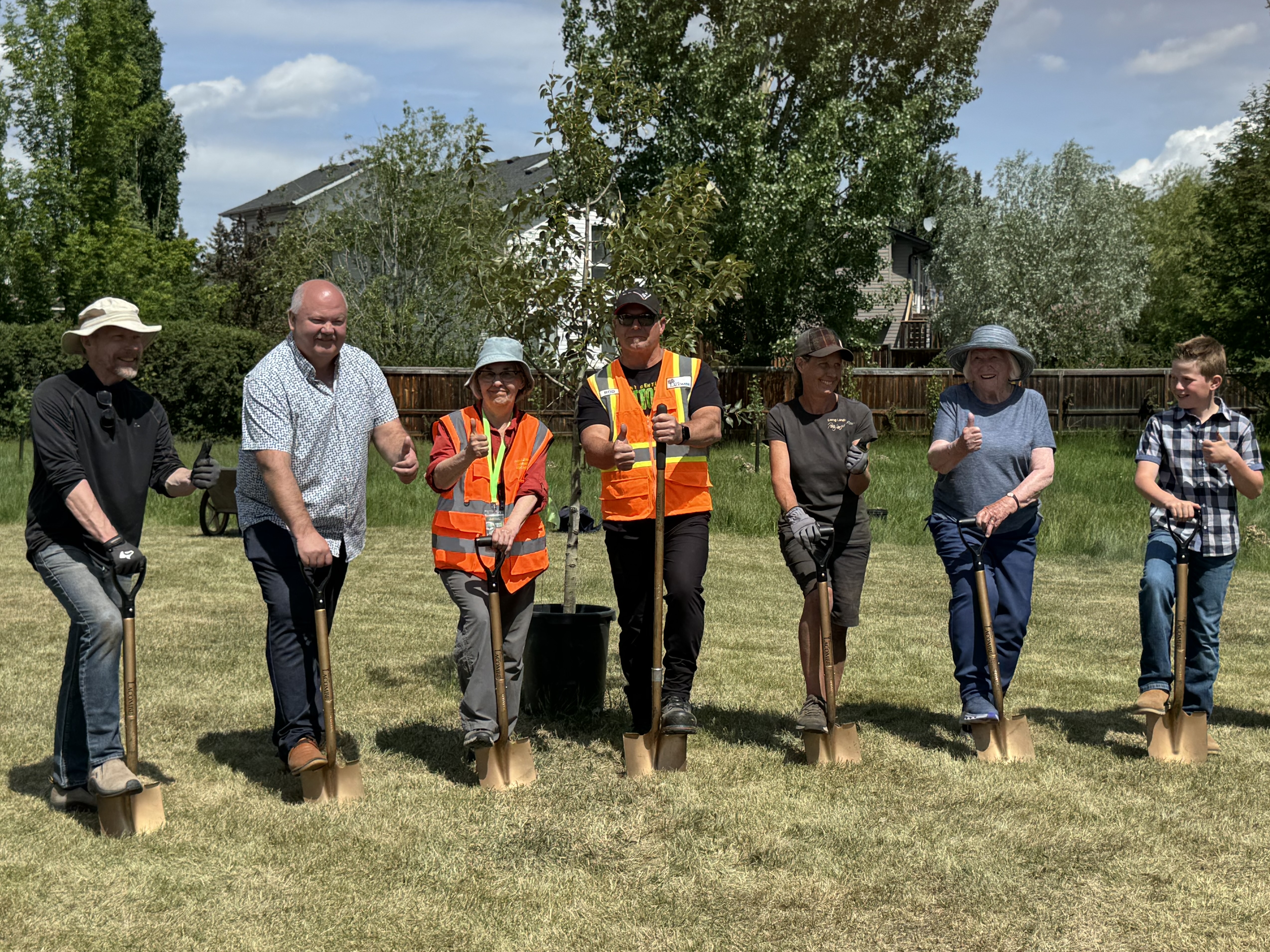 Lacombe mayor helps plant elder tree at new forest groundbreaking ...