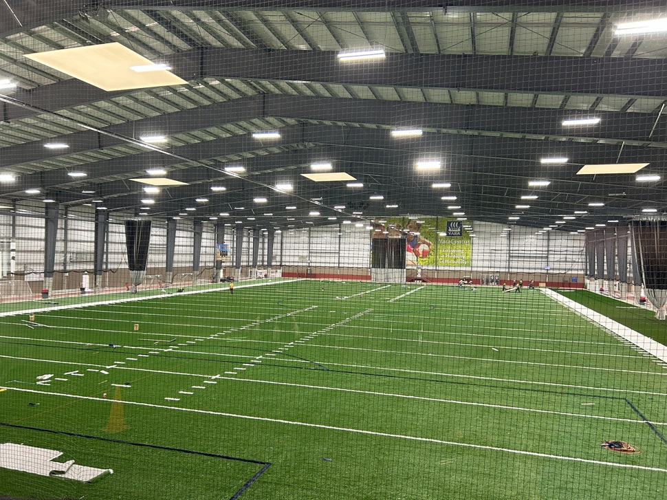 New turf being installed at Yara Centre - DiscoverMooseJaw.com - Local ...