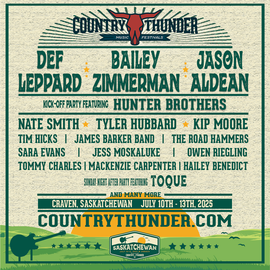 Win your way to Country Thunder Saskatchewan! - DiscoverWeyburn.com ...
