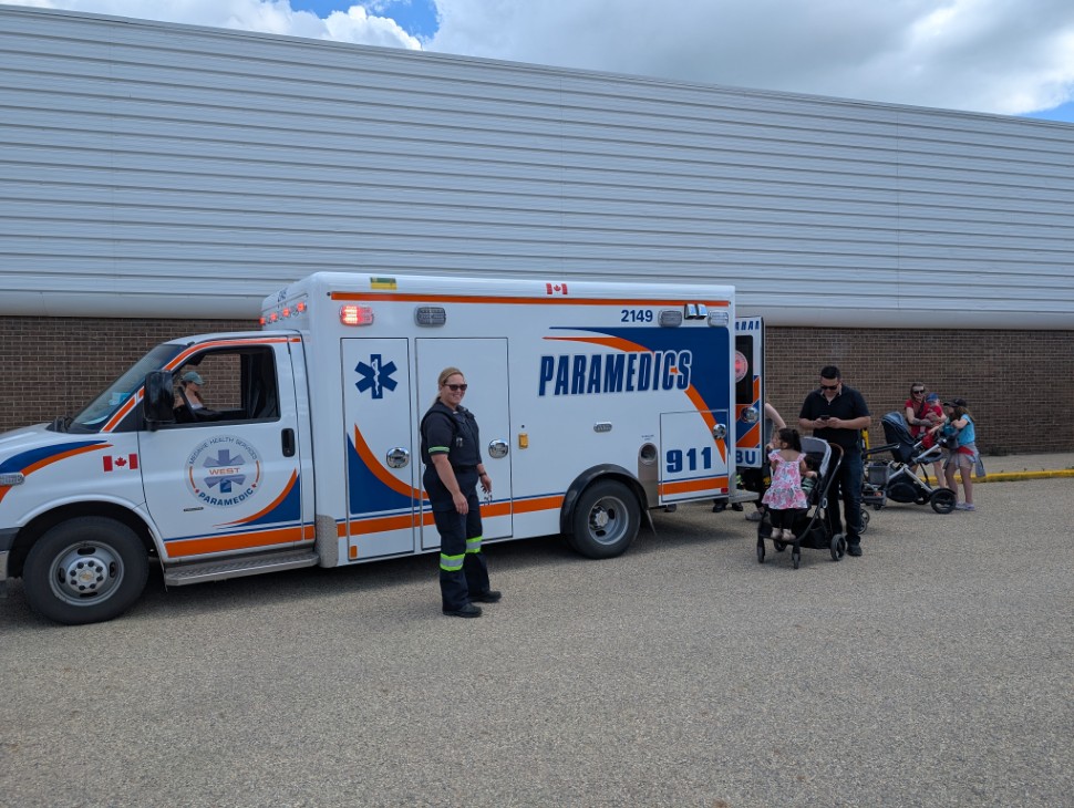 Kids climb aboard for face paint, flashing lights, and fun at Truck-A ...