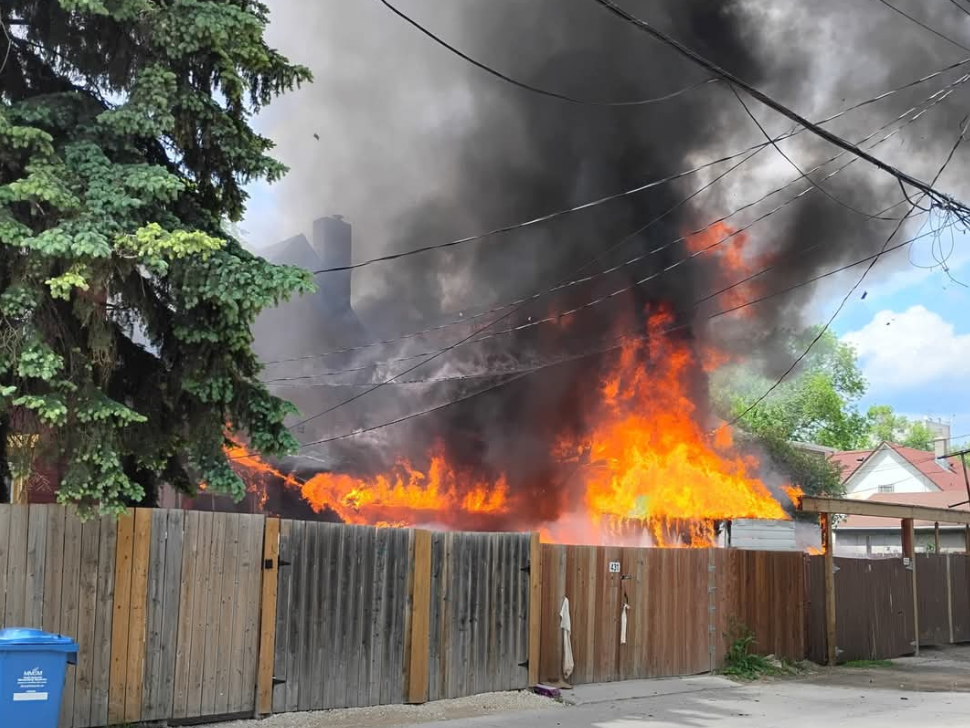 Thick smoke, flames engulf West End block as fire damages 3 homes ...